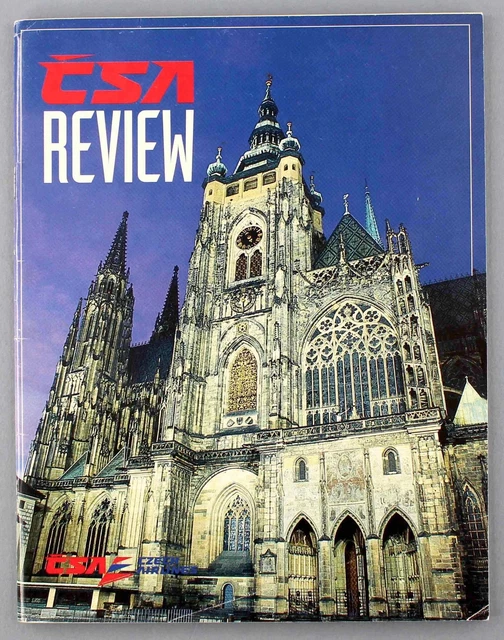 CSA REVIEW AIRLINE Inflight Magazine Fleet Pics Route Map Summer 1996 £ ...