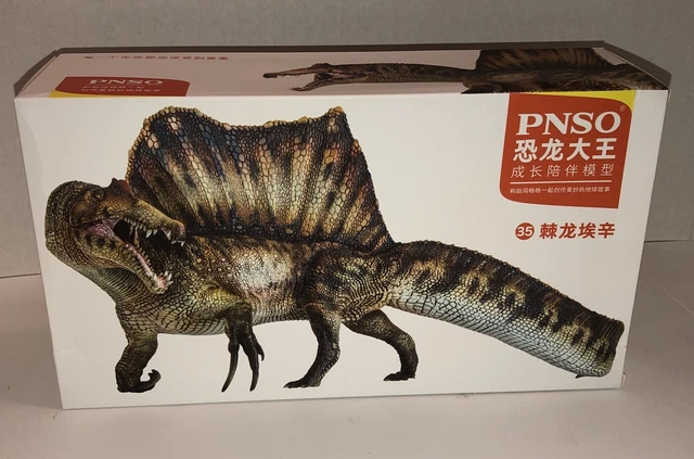 PNSO SPINOSAURUS MODEL Essien Spinosauridae Dinosaur Collector Animal ...