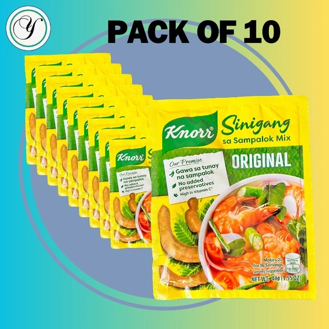 KNORR SINIGANG SA Sampalok Soup Mix Original (Tamarind) 44 g (Pack of ...