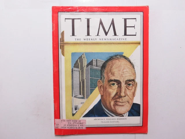 TIME MAGAZINE SEPT 22 1952 Ewan Forbes, Kurdistan, Newfoundland 1H £14. ...