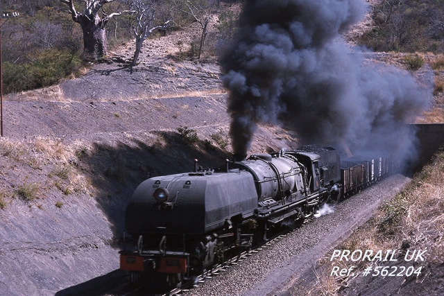 PHOTO RHODESIA RAILWAYS RR 20th class Beyer-Garratt exits Wankie Tunnel ...