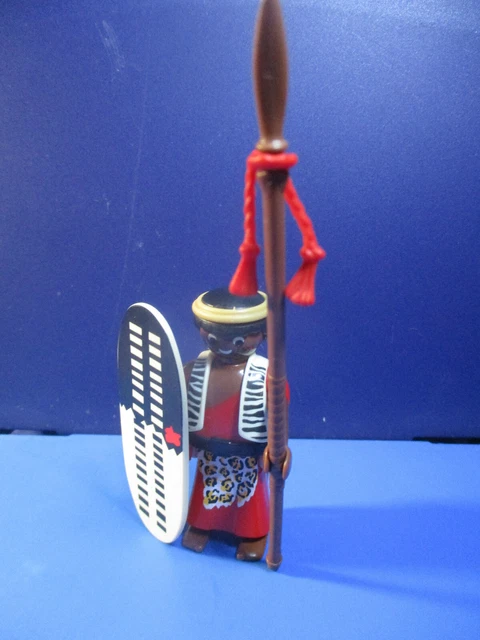 PLAYMOBIL GUERRIER MASSAI 4685 / Indigènes / Mayas / Incas EUR 12,50 ...