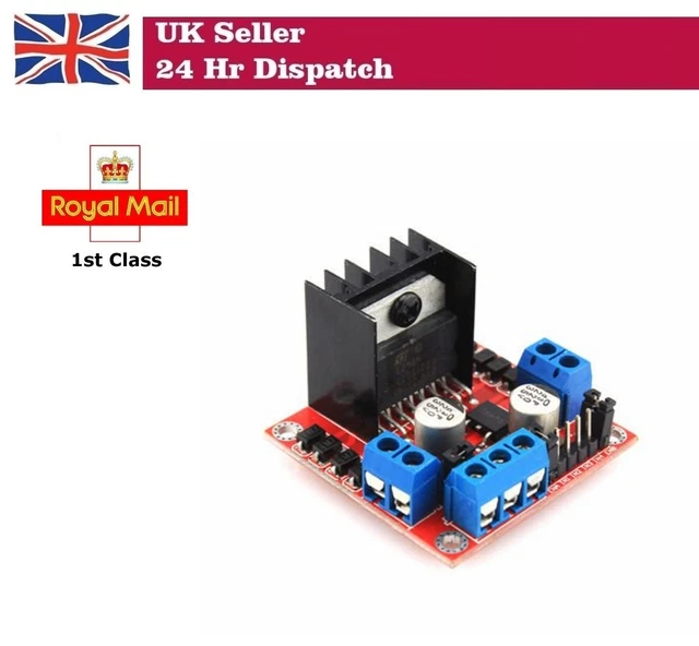 L298N DUAL H Bridge Stepper Motor Driver Controller Board Module ...