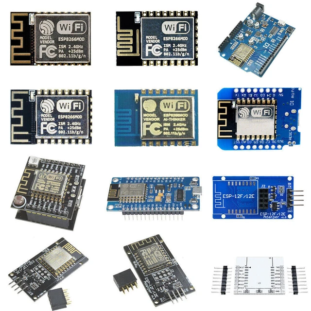WEMOS D1 NODEMCU CH340 ESP-12E 12F ESP-12S WiFi Development Board ...
