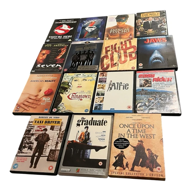 CLASSIC CINEMA MOVIES DVD Bundle x 15 DVD PAL Region 2 60s 70s 80s 90s ...