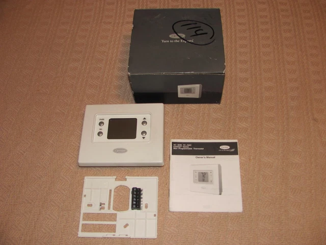 CARRIER COMFORT TC-NHP Heat / Cool Non-Programmable Digital Thermostat ...