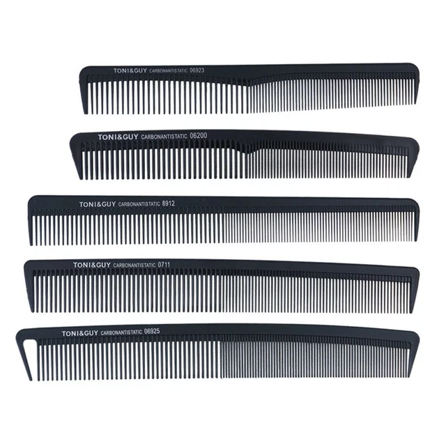 ANTI-SLIP PRO HAIRDRESSING Combs Black Hair Cutting Comb EUR 2,38 ...