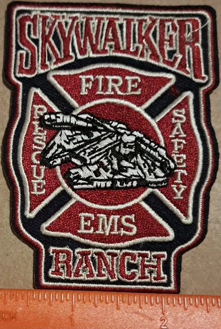 STAR WARS SKYWALKER Ranch EMS Fire and Rescue fer brodé sur patch EUR 8 ...