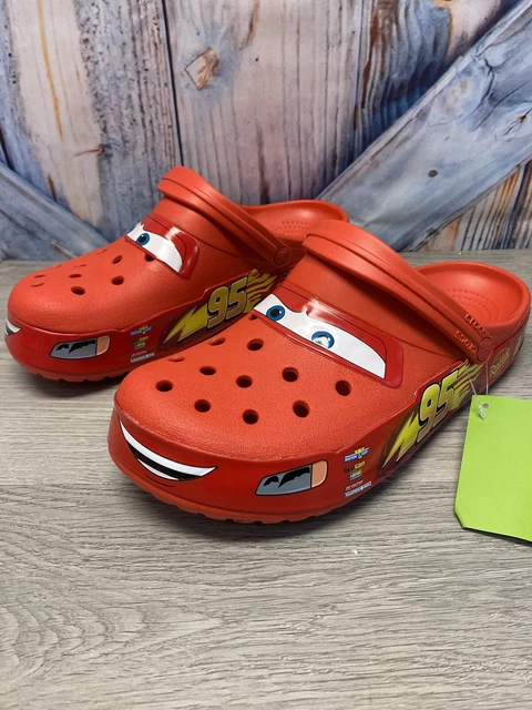 CROCS CLASSIC CLOG Cars Lightning Mcqueen Disney Mens Size 11 New DONT ...