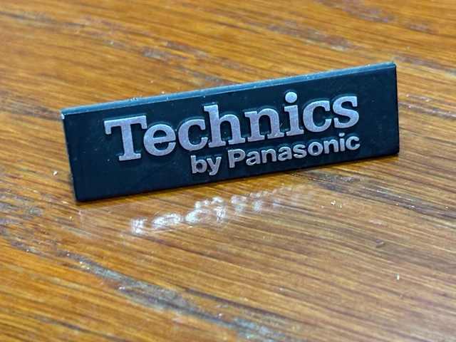 TECHNICS SL-20 TURNTABLE Parts - "Technics" Logo Badge £9.55 - PicClick UK