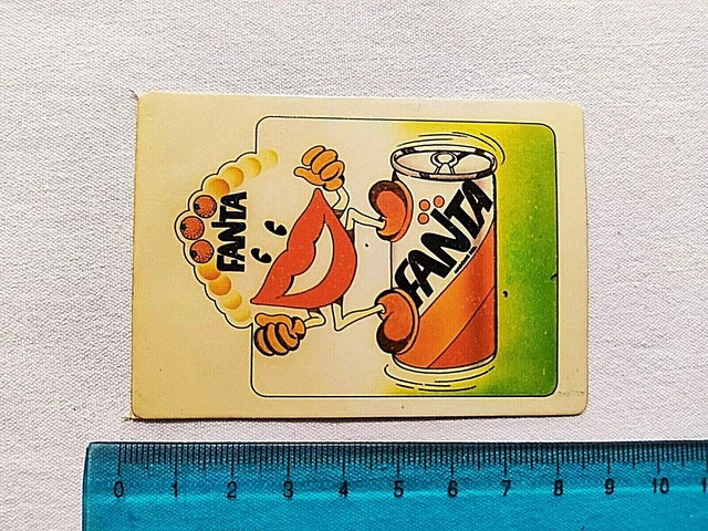 FANTA ORANGE SODA Adhesive Years 80 80s Old Sticker Vintage Mens ...