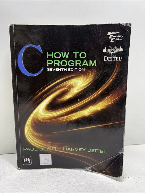 C : HOW TO PROGRAME 7th Edition By Deitel $25.00 - PicClick