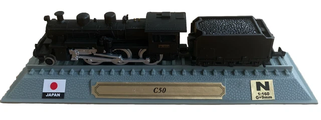 DEL PRADO C50 Steam Locomotive Japan Static Model N Gauge 1:160 £9.99 ...