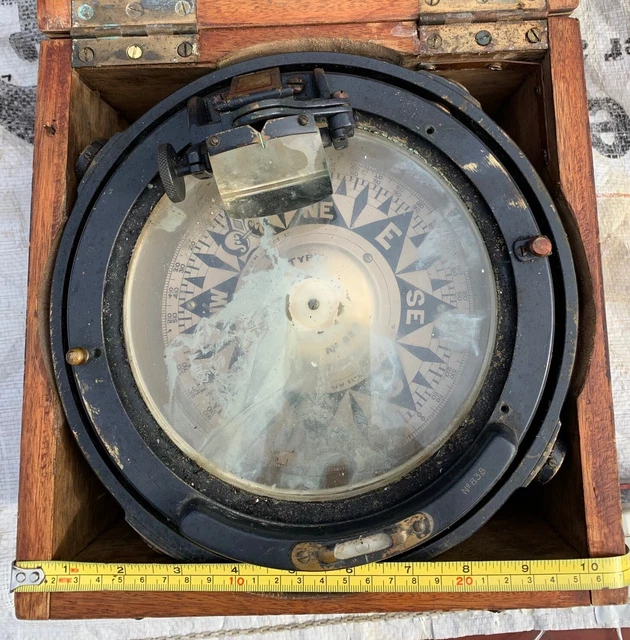 WW1 ROYAL NAVY Military Patrol Type Ship’s Compass By Heath & Co £193. ...