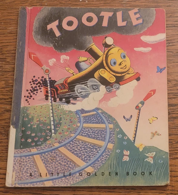 TOOTLE - A Little Golden Book #21 1945 "A" Blue spine, no dust jacket ...