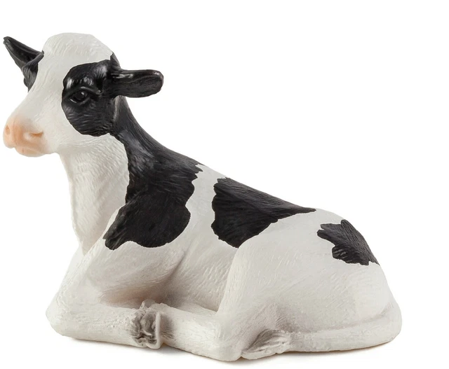 ANIMAL PLANET MOJO Cow Holstein Calf Lying Down 387082 £2.49 - PicClick UK