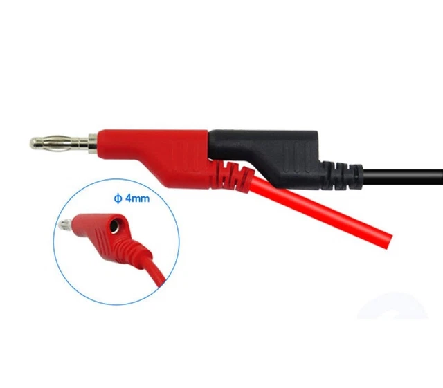 MEASURING CABLE MEASURING cable test cable laboratory cable 1m set red ...