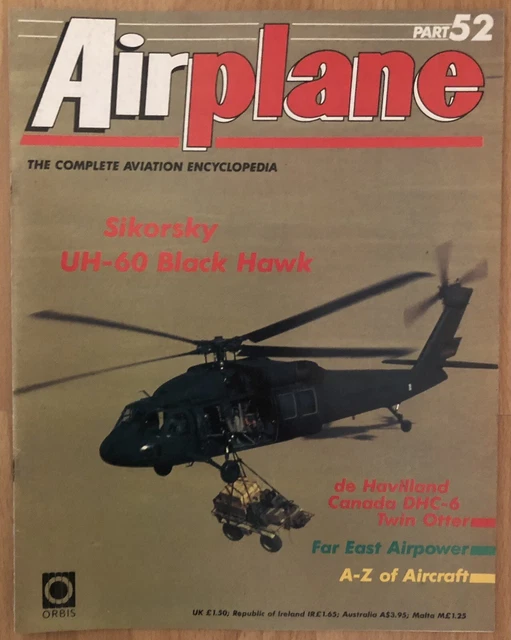 AIRPLANE MAGAZINE (1990) - Part 52 - Sikorsky UH-60 Black Hawk £3.84 ...