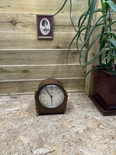 ANTIQUE MANTLE CLOCK Art Deco” BULLE “Electric “Windsor” Model Rare C ...