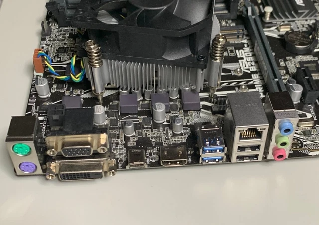 ASUS B250M-A MOTHERBOARD Intel Core i7-7700 Fan CPU Fan Used Microatx £ ...