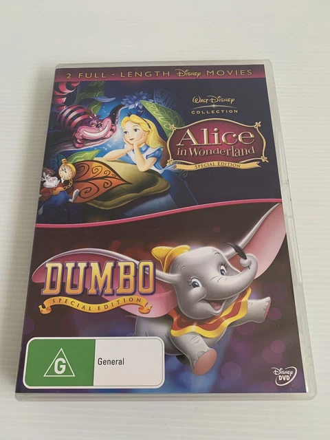 ALICE IN WONDERLAND & Dumbo Walt Disney - Special Edition 2 DVDs Region ...