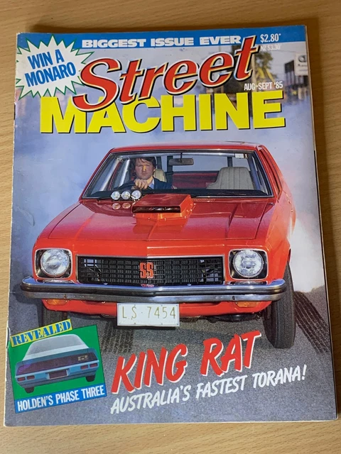 AUSTRALIAN STREET MACHINE Magazine Aug Sept 85 August September 1985 ...