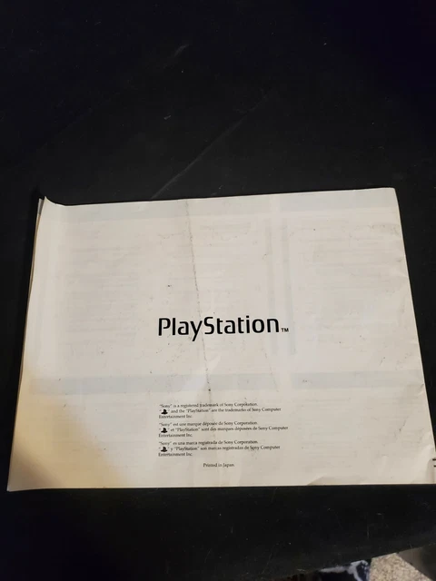 SONY PLAYSTATION PS1 One 1 Original System Console Instruction Manual SCPH -7501 £2.83 - PicClick UK