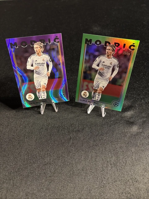 TOPPS UCC FLAGSHIP 24/25 - Luka Modric - Real Madrid /199 And Purple SP ...