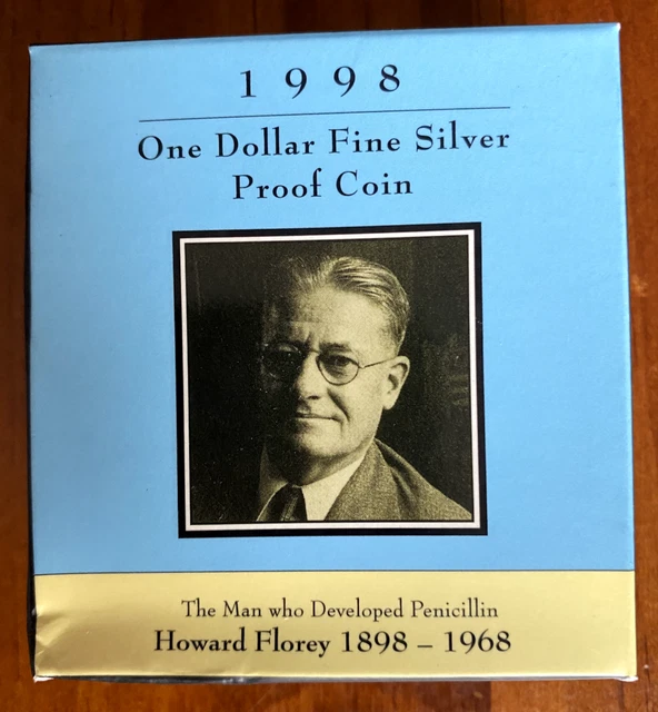 AUSTRALIAN PROOF: 1998 $1 Howard Florey Fine Silver Coin EUR 30,75 ...