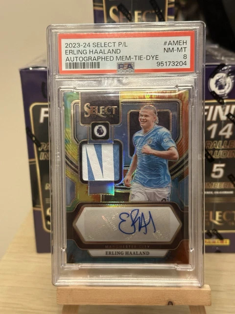 PREMIER LEAGUE SELECT 2023/24 Erling Haaland Manchester City patch auto ...