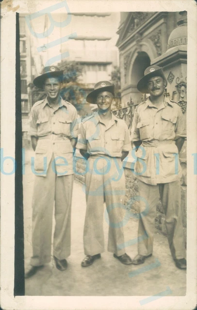 WW2 SOUTH WALES Borderers Soldiers Photo India Bombay 9 June 1943 EUR ...