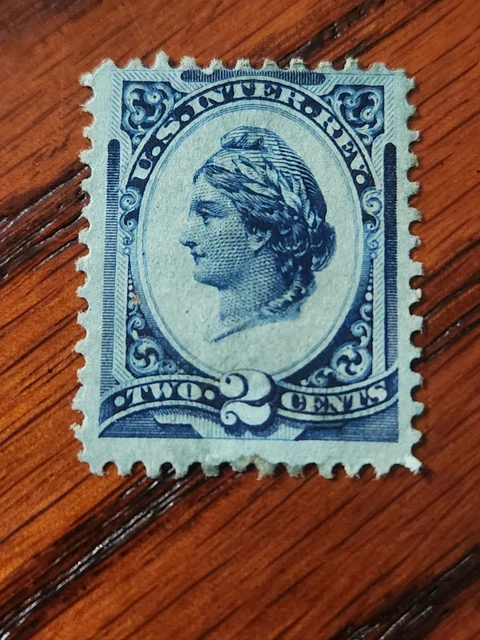 US INTER. REV. R152b - 2c Liberty Stamp M & S Estate Collection SM8495 ...