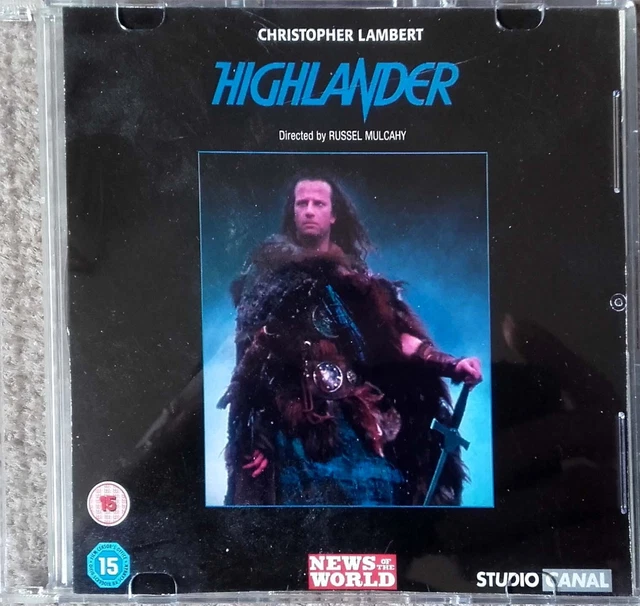 HIGHLANDER DVD CHRISTOPHER Lambert, News of the World series, in Jewel ...