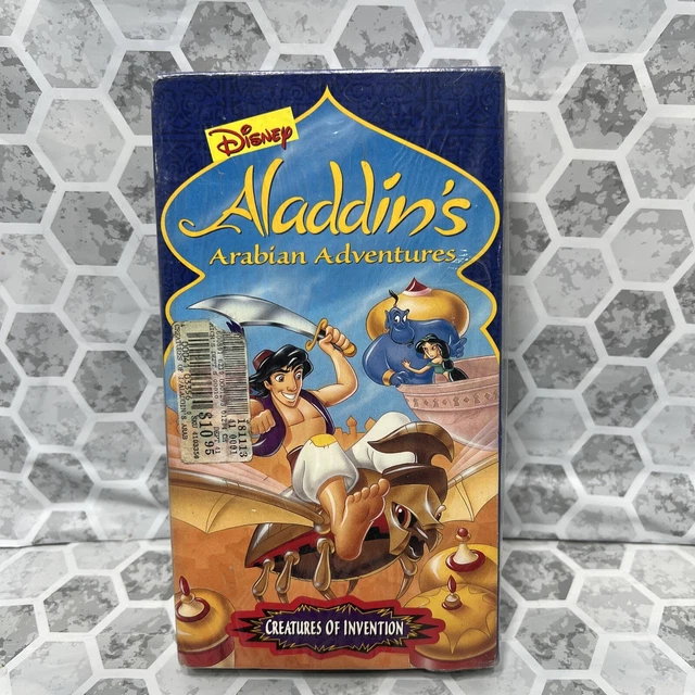 ALADDIN'S ARABIAN ADVENTURES Creatures of Invention Disney VHS 1994 NEW ... ALADDIN'S ARABIAN ADVENTURES Creatures of Invention Disney VHS 1994 NEW ...