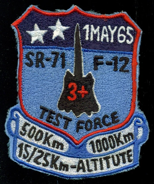 USAF SR-71 F-12 Test Force 1965 patch CT4 EUR 16,66 - PicClick FR