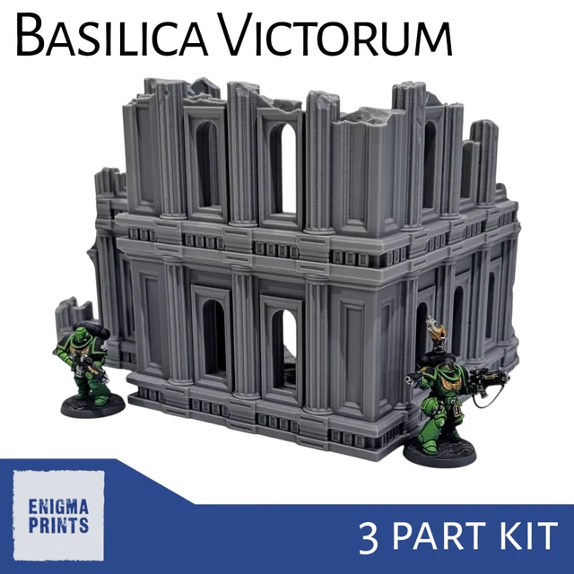 BASILICA VICTORUM RUIN - 28mm 3D Printed Imperial Terrain for Tabletop ...