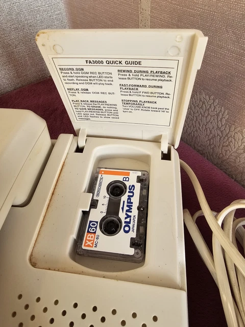 RARE SOUTHWESTERN BELL FA3000 Corded Combined Telephone & Tape ...