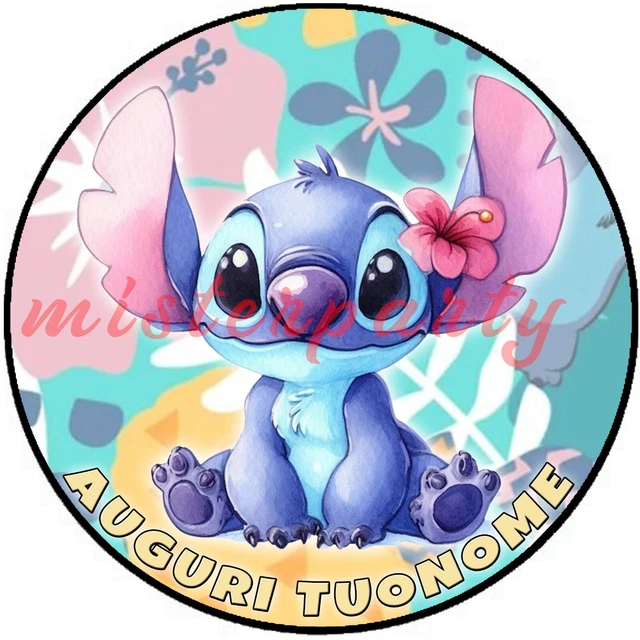 CIALDA - OSTIA per torte Lilo & Stitch Formato grande A3 cm. 28 ...