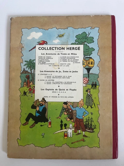 HERGE - TINTIN - On A Marche Sur La Lune - Eo Belge - B11 - 1954 EUR ...