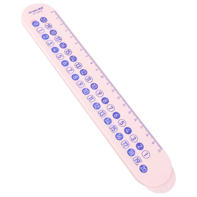 MATH LEARNING RULER Number Matching Ruler Addition Subtraction Ruler ...