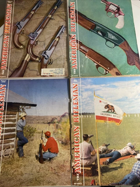 1958 VINTAGE AMERICAN Rifleman Magazine 4 Issues zbc £7.84 - PicClick UK