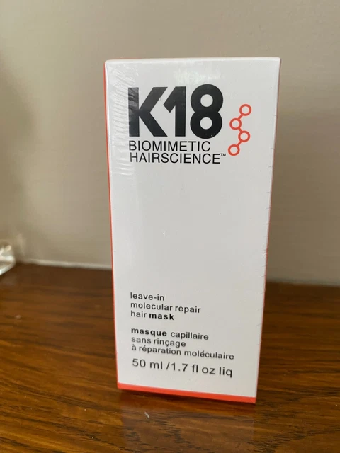 K18 LEAVE-IN MOLECULAR Repair Hair Mask - 50ml £15.00 - PicClick UK