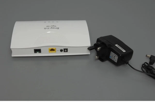 DRAYTEK VIGOR 130 ADSL2+/VDSL2 (FTTC/BT Infinity) modem Ethernet bridge ...