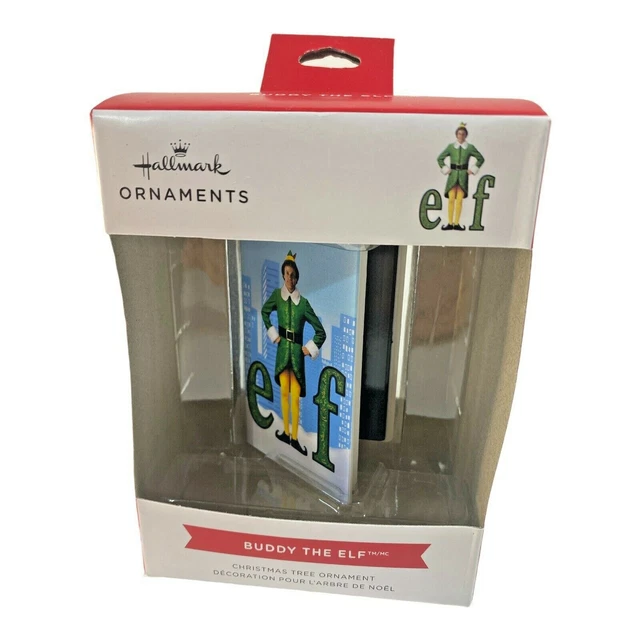 HALLMARK 2021 BUDDY The Elf VHS Christmas Tree Ornament New £13.40 ...