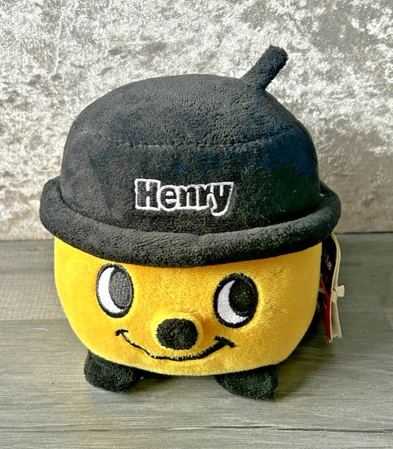 HUGGABLE HENRY HOOVER Soft Plush Toy Casdon Yellow Rare Cleaner George ...