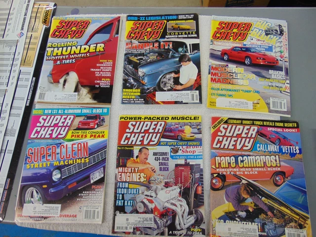 SUPER CHEVY Magazine LoT OF 25 Issues 1995-1997 £7.87 - PicClick UK