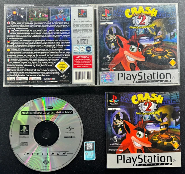 JEU CRASH BANDICOOT 2 Cortex Strikes Back Playstation 1 PS1 en boite ...