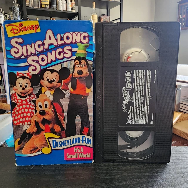 DISNEYS SING ALONG Songs - Disneyland Fun: Its a Small World (VHS, 1993) $10.13 - PicClick CA