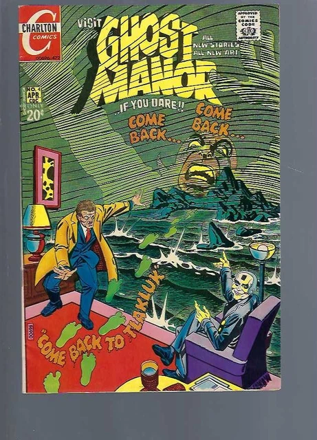 GHOST MANOR 4 - Fn+ - Steve Ditko Art - 1971 Series - Charlton Horror Comics EUR 17,26 - PicClick IT
