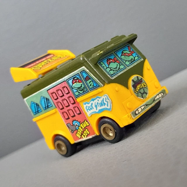 TMNT TEENAGE MUTANT NINJA TURTLES Mini Machines Party Van 1988 BANDAI ...